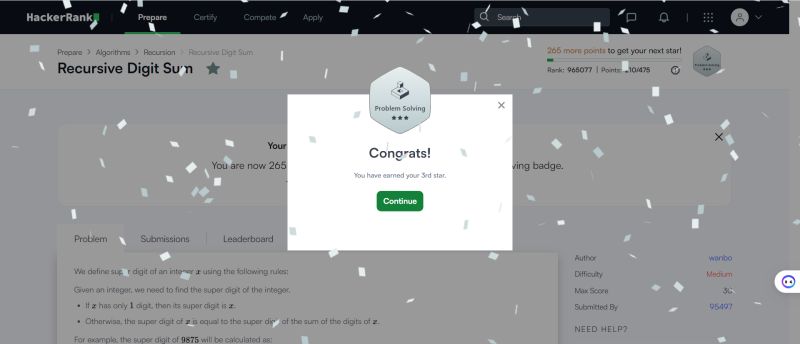 Rohit Jangid ️ on LinkedIn: #codingjourney #problemsolving #achievement ... Rohit Jangid ️ on LinkedIn: #codingjourney #problemsolving #achievement ...