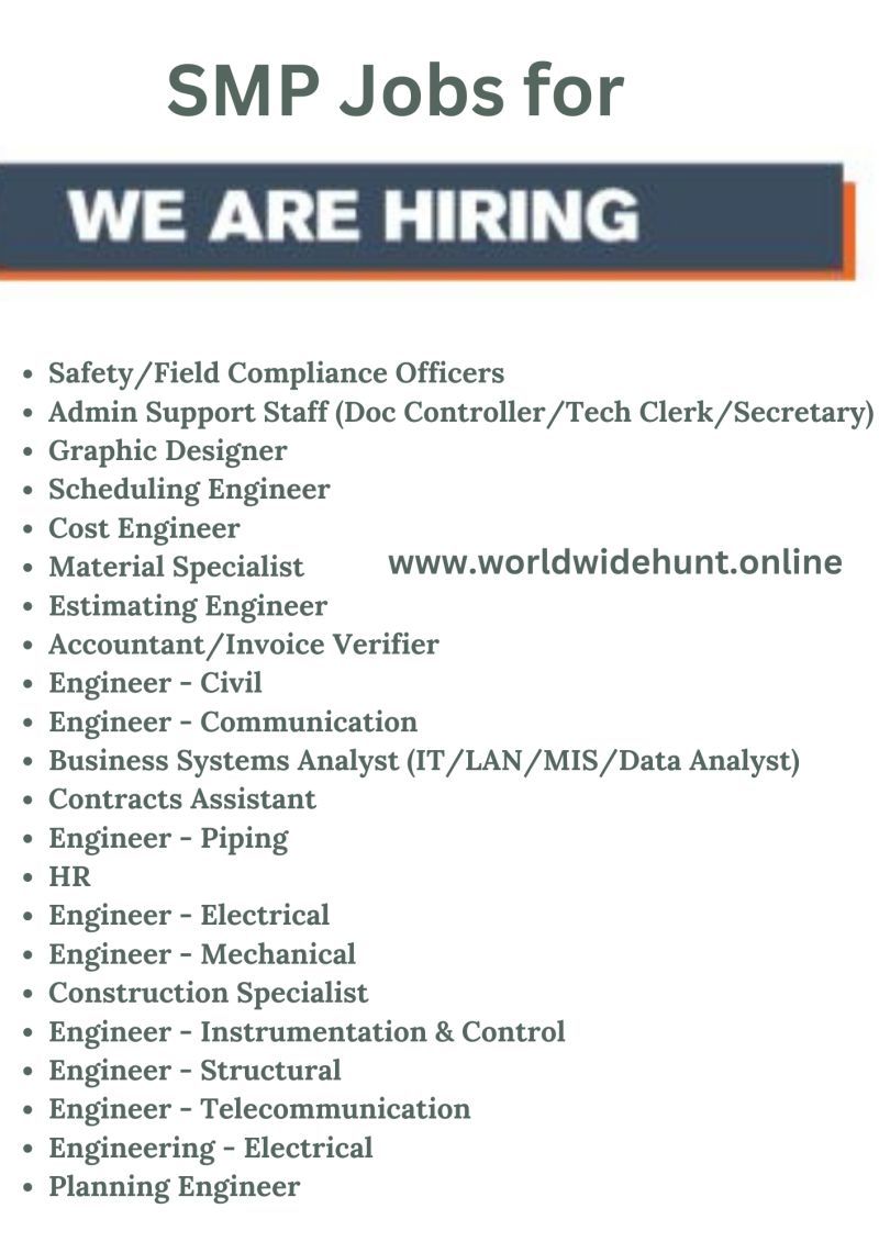 Offshore Onshore Jobs on LinkedIn: SMP Jobs for Safety/Field Compliance ... Offshore Onshore Jobs on LinkedIn: SMP Jobs for Safety/Field Compliance ...