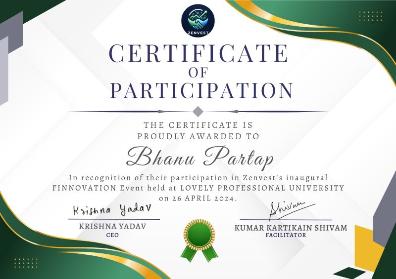 Bhanu Partap on LinkedIn: #finance #lpu #zenvestlpu #investment Bhanu Partap on LinkedIn: #finance #lpu #zenvestlpu #investment