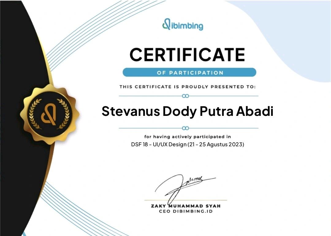 Stevanus Dody on LinkedIn: Hello everyone! I just want to say Thank you ... Stevanus Dody on LinkedIn: Hello everyone! I just want to say Thank you ...