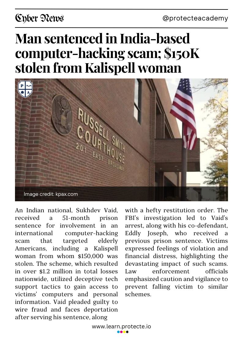 Convicted scammer gets $150K from elderly victim | Protecte Academy ... Convicted scammer gets $150K from elderly victim | Protecte Academy ...