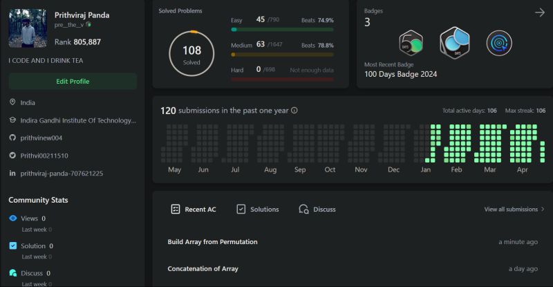 Prithviraj Panda on LinkedIn: #leetcode #codenewbie #dsa #cpp # ... Prithviraj Panda on LinkedIn: #leetcode #codenewbie #dsa #cpp # ...