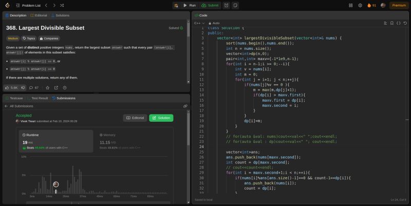 Vivek Tiwari on LinkedIn: #50daysofcode #50daysofdp #dynamicprogramming ... Vivek Tiwari on LinkedIn: #50daysofcode #50daysofdp #dynamicprogramming ...