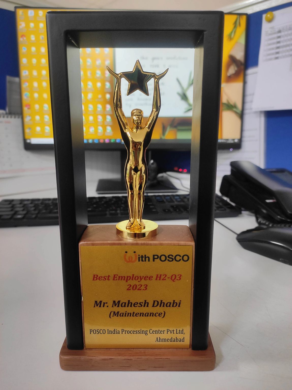 Mahesh Dabhi on LinkedIn: best employee award for 2023-H2 Mahesh Dabhi on LinkedIn: best employee award for 2023-H2