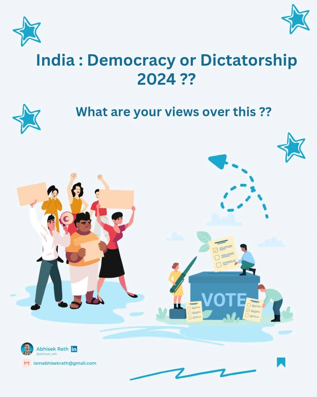 Abhisek Rath on LinkedIn: #democracy #dictatorship #elections Abhisek Rath on LinkedIn: #democracy #dictatorship #elections