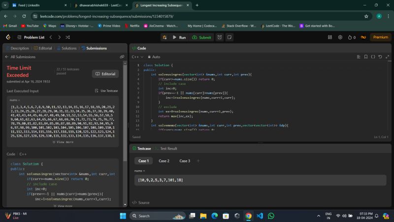 Abhishek Dhawan on LinkedIn: #100daysofcoding #dynamicprogramming # ... Abhishek Dhawan on LinkedIn: #100daysofcoding #dynamicprogramming # ...