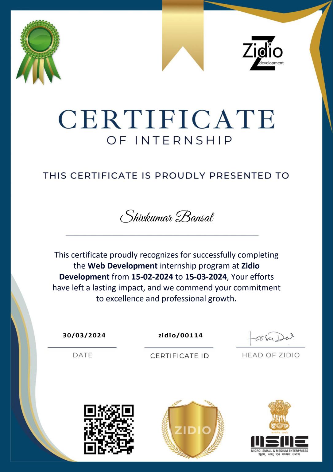 Shiv Agrawal on LinkedIn: #internship #zidio #fullstack #webdevelopment ... Shiv Agrawal on LinkedIn: #internship #zidio #fullstack #webdevelopment ...