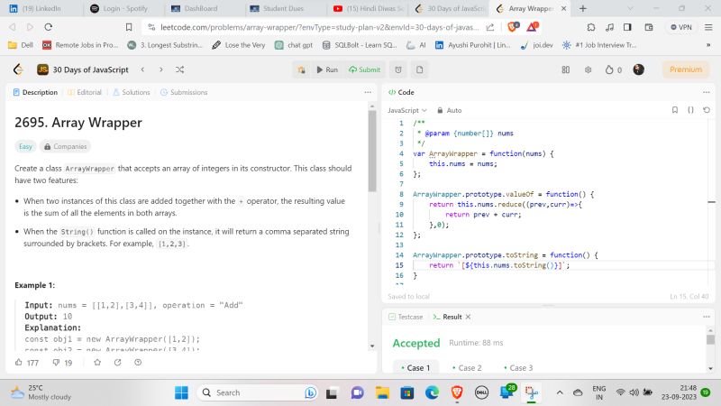 Ayushi Purohit on LinkedIn: #100daysofcodechallenge #javascript # ... Ayushi Purohit on LinkedIn: #100daysofcodechallenge #javascript # ...