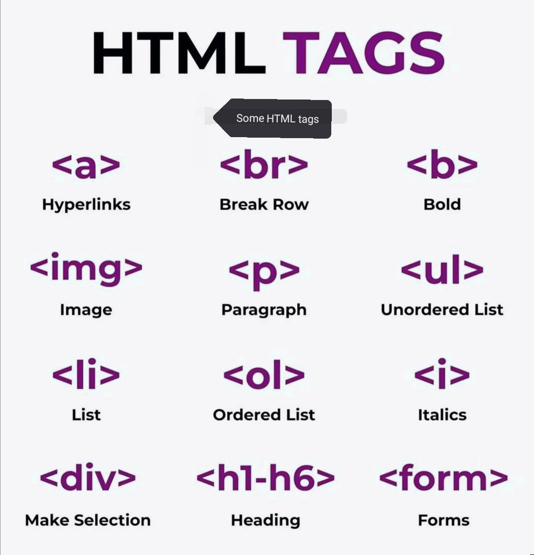Vaibhav Patil on LinkedIn: #html #html5 #tags #webpage #webdesign Vaibhav Patil on LinkedIn: #html #html5 #tags #webpage #webdesign