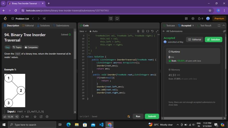 Jebilo Denisha J on LinkedIn: #leetcode #problemsolving Jebilo Denisha J on LinkedIn: #leetcode #problemsolving