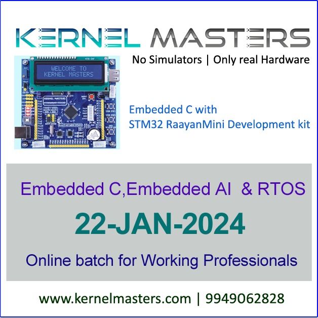 Kernel Masters on LinkedIn: Embedded C,Embedded AI & RTOS Developer ... Kernel Masters on LinkedIn: Embedded C,Embedded AI & RTOS Developer ...