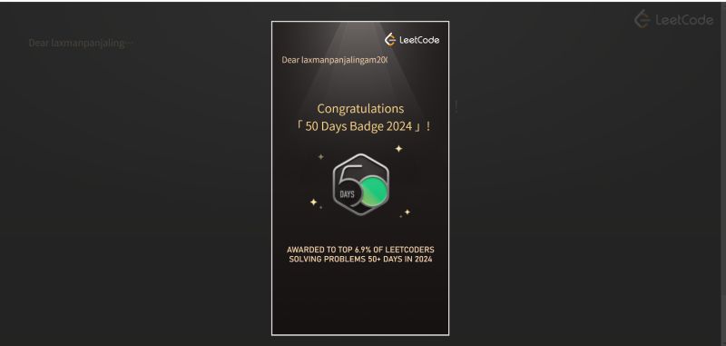 LAXMAN PANJALINGAM on LinkedIn: #leetcode #codingjourney # ... LAXMAN PANJALINGAM on LinkedIn: #leetcode #codingjourney # ...