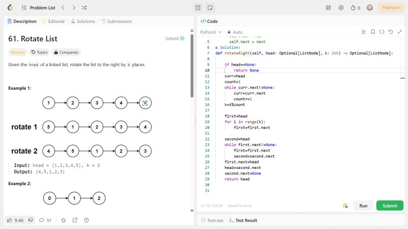 Veenayak Sirohi on LinkedIn: #leetcode #linkedlists #codesnippet # ... Veenayak Sirohi on LinkedIn: #leetcode #linkedlists #codesnippet # ...