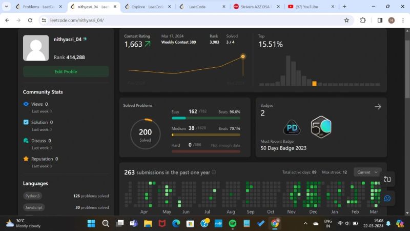 Nithyasri Sivakumar on LinkedIn: #leetcode #coding #problem # ... Nithyasri Sivakumar on LinkedIn: #leetcode #coding #problem # ...