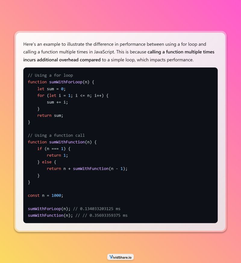 Abbas Roholamin on LinkedIn: #tips #javascript #recursion #loop Abbas Roholamin on LinkedIn: #tips #javascript #recursion #loop