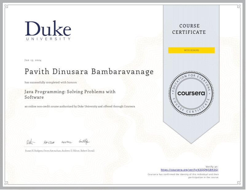 Pavith Bambaravanage on LinkedIn: #java #coding #javadevelopment # ... Pavith Bambaravanage on LinkedIn: #java #coding #javadevelopment # ...