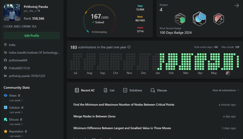 Prithviraj Panda on LinkedIn: #leetcode #codenewbie #dsa #cpp # ... Prithviraj Panda on LinkedIn: #leetcode #codenewbie #dsa #cpp # ...