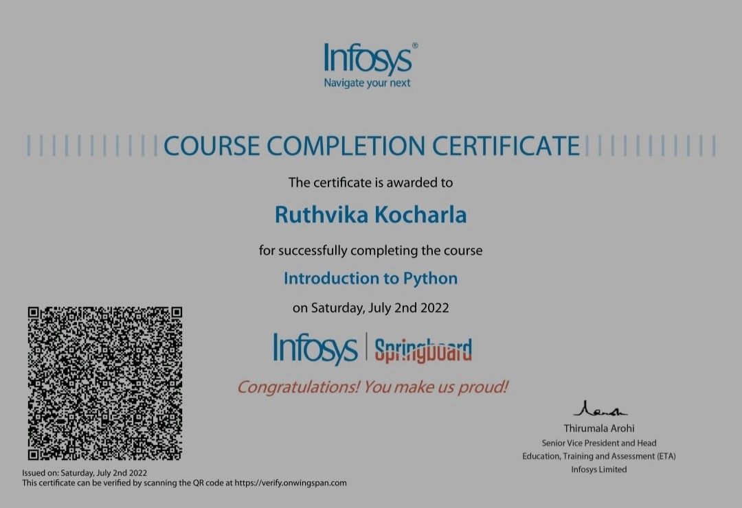 Ruthvika Kocharla on LinkedIn: #python #pythonprogramming # ... Ruthvika Kocharla on LinkedIn: #python #pythonprogramming # ...