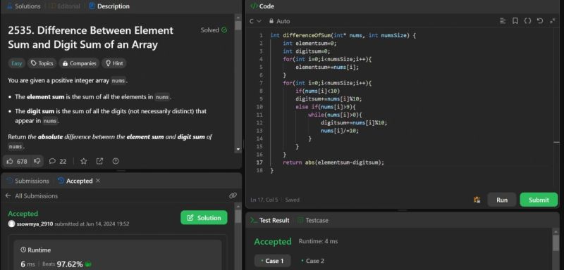 Sowmya S on LinkedIn: #leetcodechallenge #codingjourney Sowmya S on LinkedIn: #leetcodechallenge #codingjourney