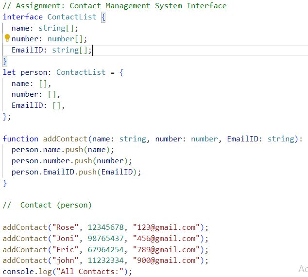 Areej Zaheer on LinkedIn: Today, I will learn about interfaces in ... Areej Zaheer on LinkedIn: Today, I will learn about interfaces in ...