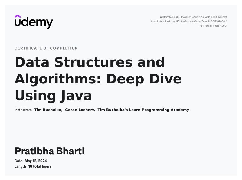 PRATIBHA BHARTI on LinkedIn: #datastructures #algorithms PRATIBHA BHARTI on LinkedIn: #datastructures #algorithms