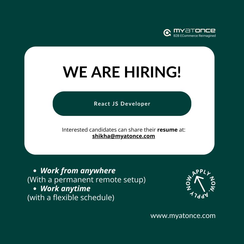 MyAtOnce on LinkedIn: #react #redux #html #css #tailwind #materialui # ... MyAtOnce on LinkedIn: #react #redux #html #css #tailwind #materialui # ...