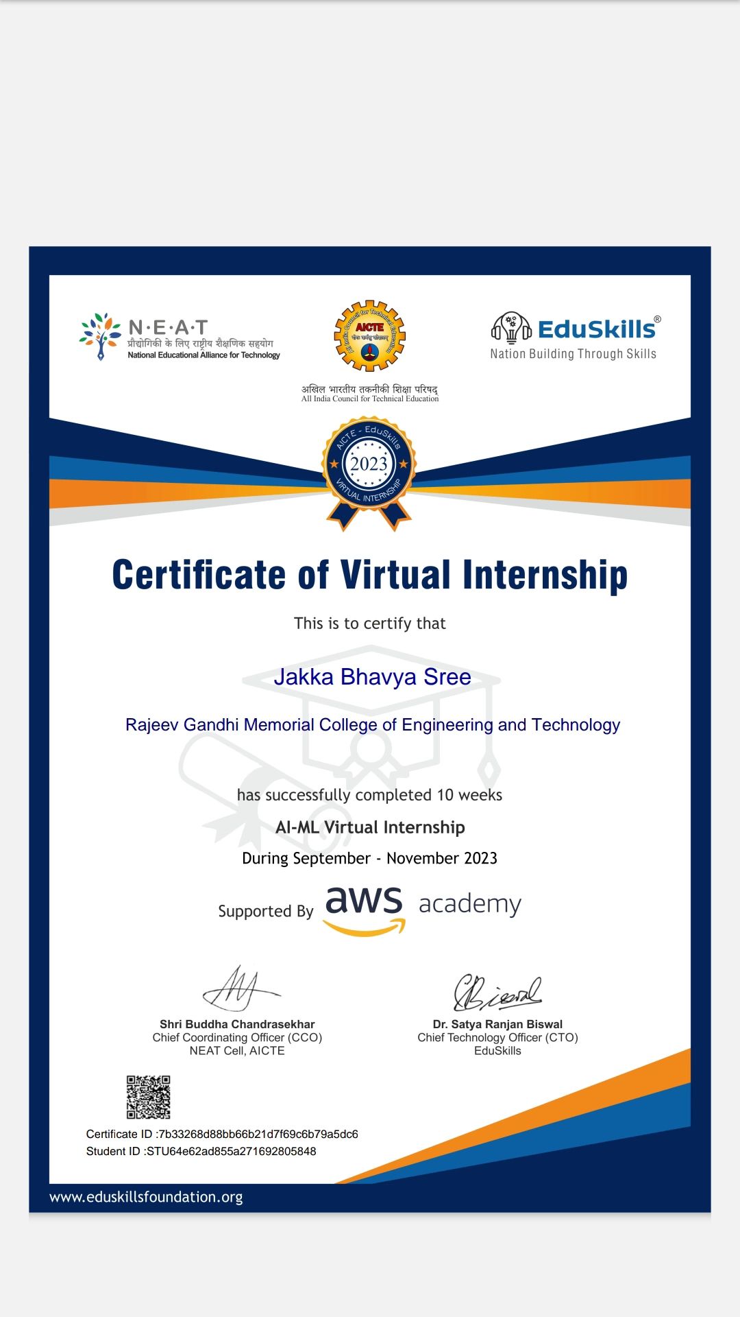 Jakka Bhavya Sree on LinkedIn: #aicte #ai Jakka Bhavya Sree on LinkedIn: #aicte #ai