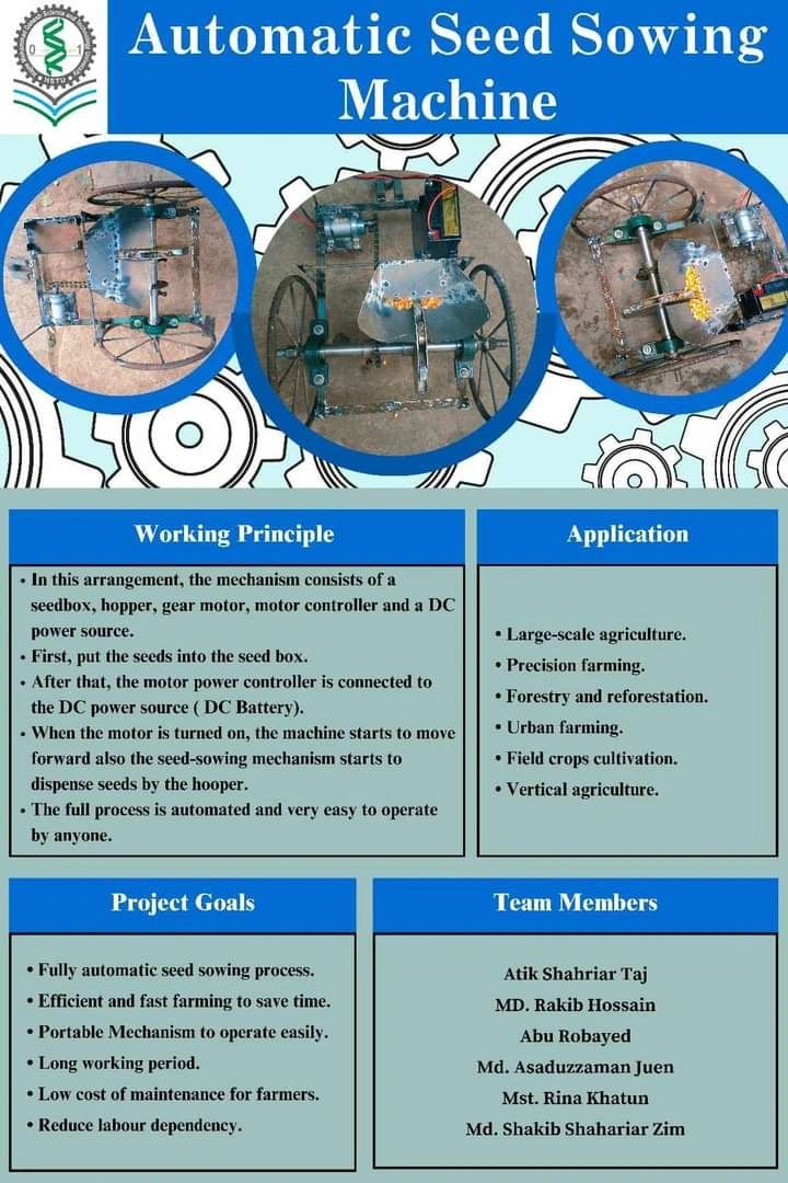 Borhan Ahmed Rakib on LinkedIn: 🛠️An Automatic Seed Sowing Machine in ... Borhan Ahmed Rakib on LinkedIn: 🛠️An Automatic Seed Sowing Machine in ...