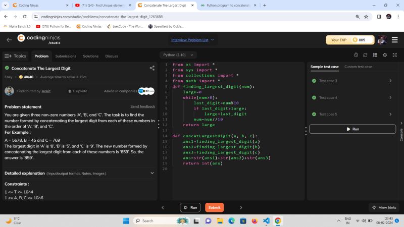 Vikash Singh on LinkedIn: #pyhton #codestudio #codingjourney Vikash Singh on LinkedIn: #pyhton #codestudio #codingjourney