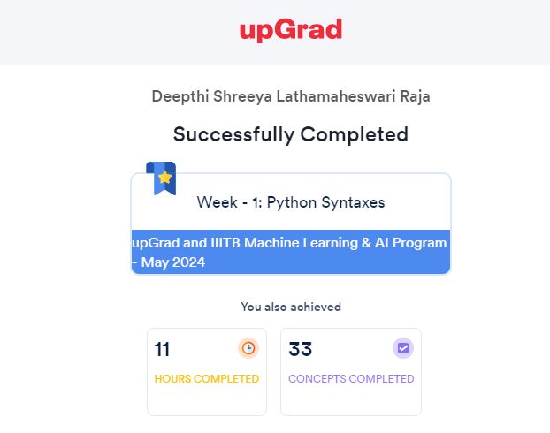 Deepthi Shreeya on LinkedIn: Today's Achievement! :) Deepthi Shreeya on LinkedIn: Today's Achievement! :)