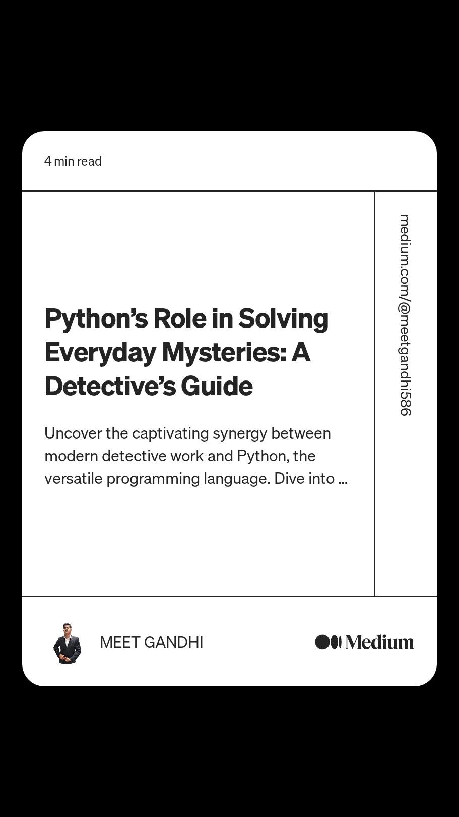 MEET GANDHI on LinkedIn: #python #tech #blog #blogpost #tech # ... MEET GANDHI on LinkedIn: #python #tech #blog #blogpost #tech # ...
