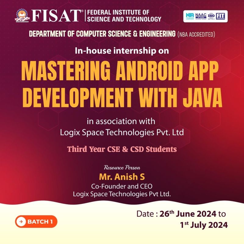 ANISH S NAIR on LinkedIn: Get Ready! Mobile App Development Program for ... ANISH S NAIR on LinkedIn: Get Ready! Mobile App Development Program for ...