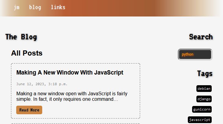 Joseph Madsen on LinkedIn: #django #search #css Joseph Madsen on LinkedIn: #django #search #css