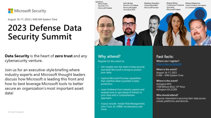 Brian Mooney on LinkedIn: Inaugural Defense Data Security Summit ... Brian Mooney on LinkedIn: Inaugural Defense Data Security Summit ...