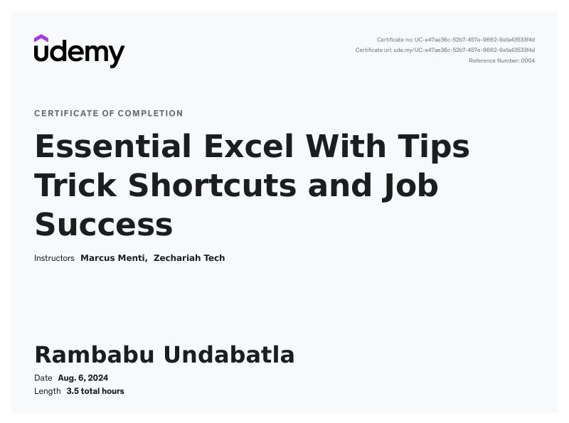 Dr.UNDABATLA RAMBABU on LinkedIn: Successfully completed Essential ... Dr.UNDABATLA RAMBABU on LinkedIn: Successfully completed Essential ...