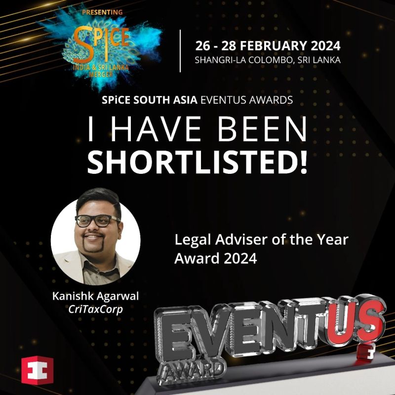 CriTaxCorp on LinkedIn: Happy to share that our Founder Kanishk Agarwal ... CriTaxCorp on LinkedIn: Happy to share that our Founder Kanishk Agarwal ...