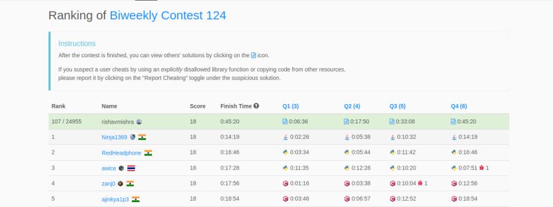 Rishav Mishra on LinkedIn: #codingcontests #leetcode #weekend | 12 comments Rishav Mishra on LinkedIn: #codingcontests #leetcode #weekend | 12 comments
