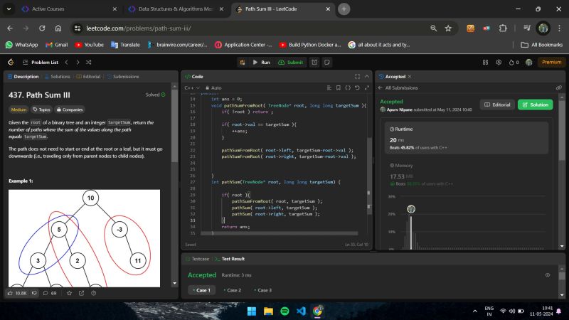Apurv Nipane on LinkedIn: #100daysofcode #leetcode #gfg #programming ... Apurv Nipane on LinkedIn: #100daysofcode #leetcode #gfg #programming ...