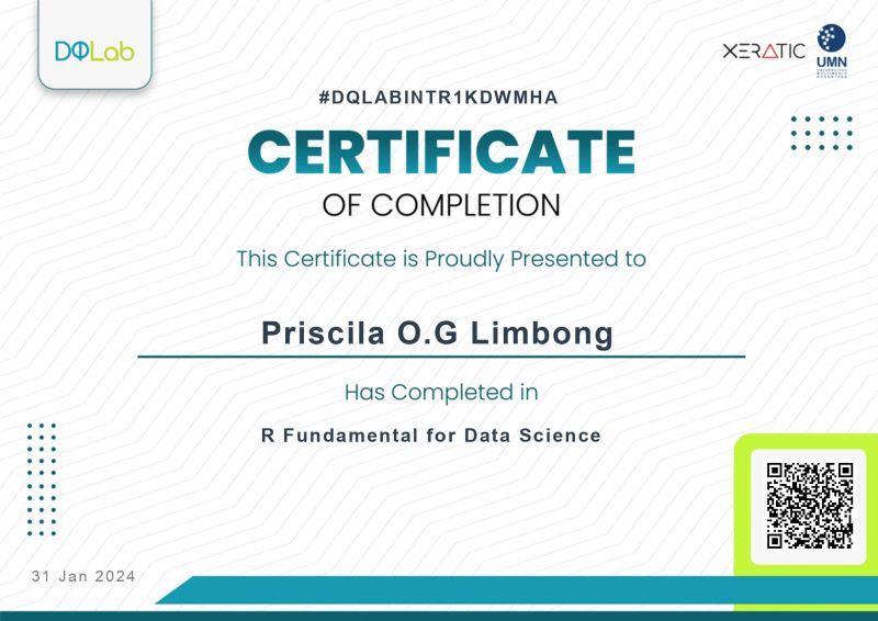 Priscila O.G Limbong on LinkedIn: Bootcamp Class R Fundamental for Data ... Priscila O.G Limbong on LinkedIn: Bootcamp Class R Fundamental for Data ...