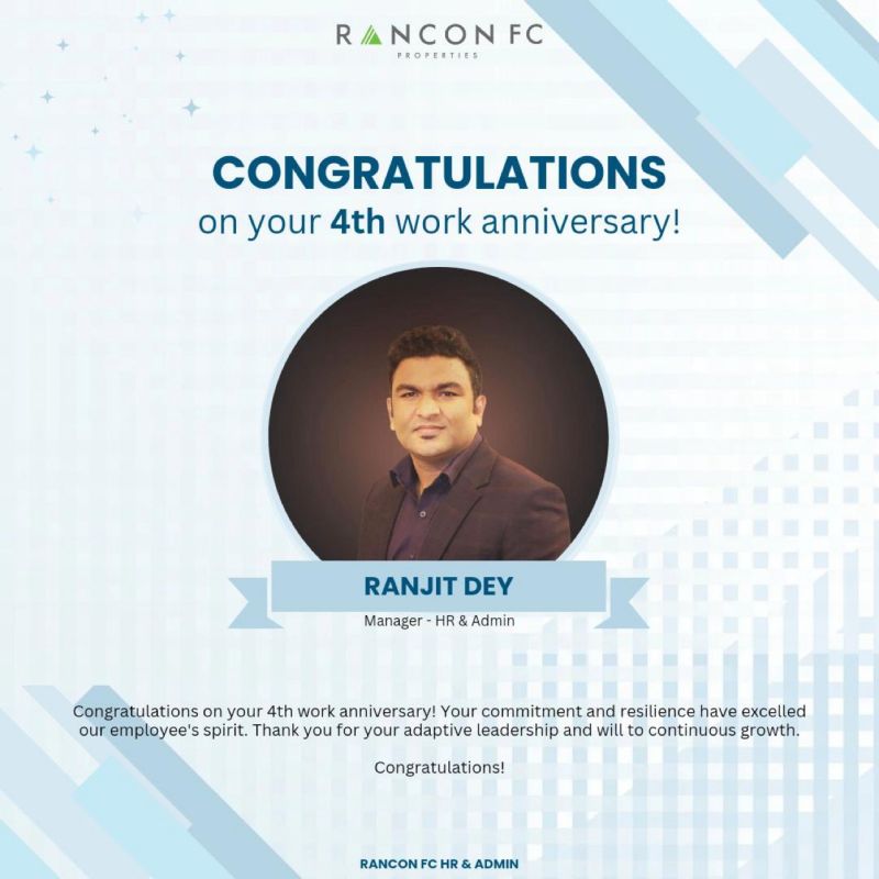 Ranjit Dey, SPHRi™ on LinkedIn: Celebrating my 4th Job anniversary with ... Ranjit Dey, SPHRi™ on LinkedIn: Celebrating my 4th Job anniversary with ...