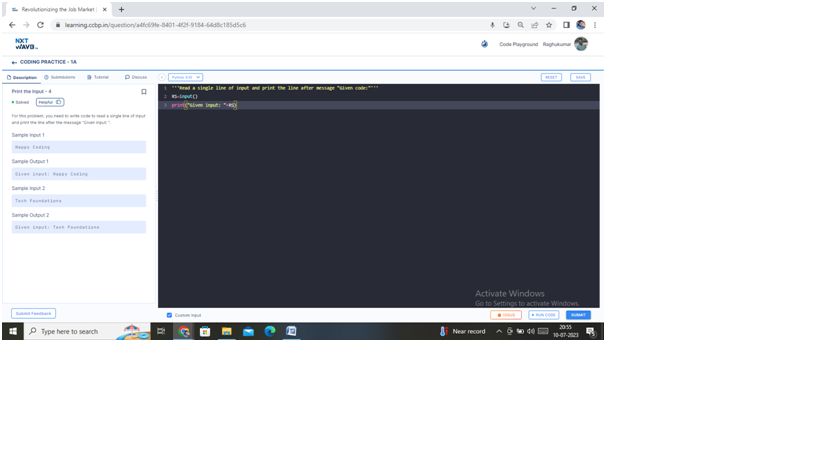 Voore Raghukumar on LinkedIn: #pythonprogramming #python #nxtwave #ccbp ... Voore Raghukumar on LinkedIn: #pythonprogramming #python #nxtwave #ccbp ...
