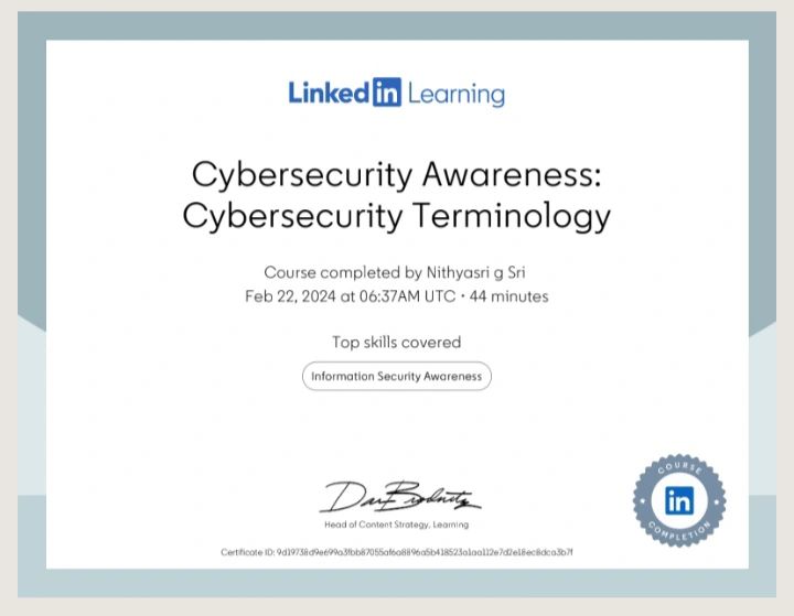 Nithya G posted on LinkedIn Nithya G posted on LinkedIn