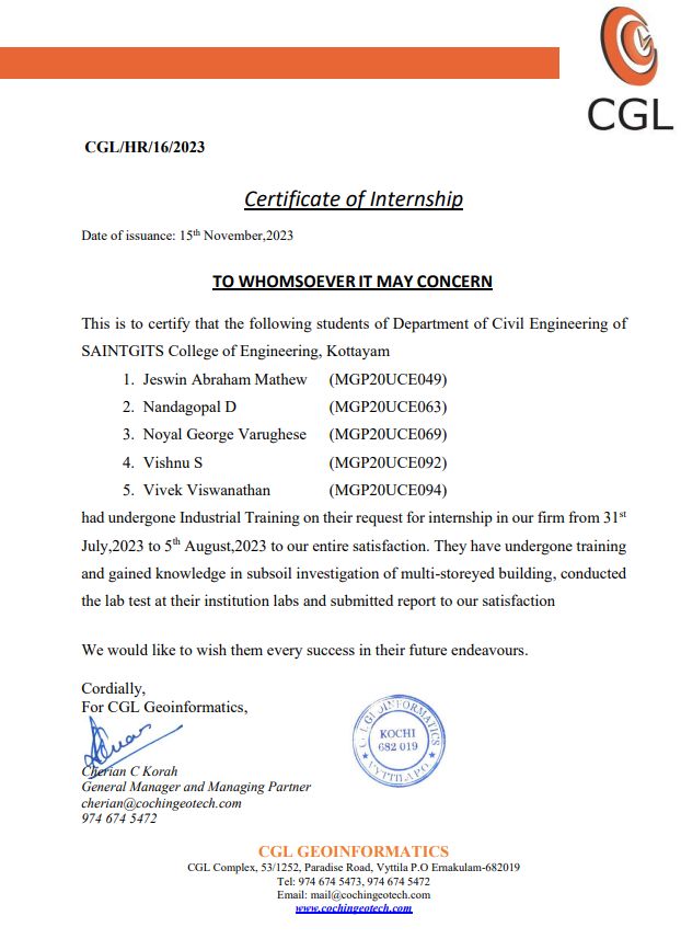 Jeswin Abraham Mathew on LinkedIn: #intership Jeswin Abraham Mathew on LinkedIn: #intership
