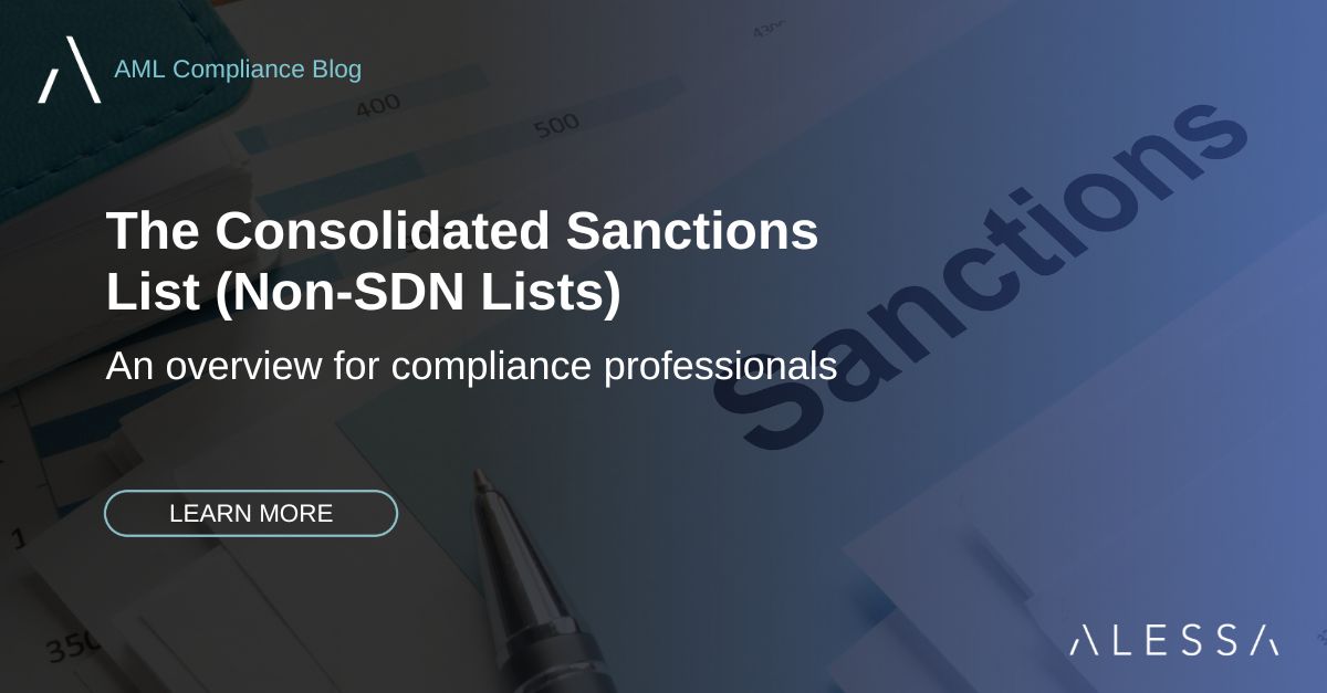 Alessa on LinkedIn: The Consolidated Sanctions List (Non-SDN Lists): An ... Alessa on LinkedIn: The Consolidated Sanctions List (Non-SDN Lists): An ...