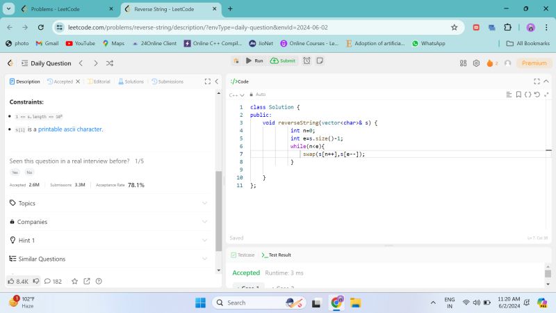 Rhythm Jain on LinkedIn: 🎉 Day 2 of 30: Starting My LeetCode DSA ... Rhythm Jain on LinkedIn: 🎉 Day 2 of 30: Starting My LeetCode DSA ...