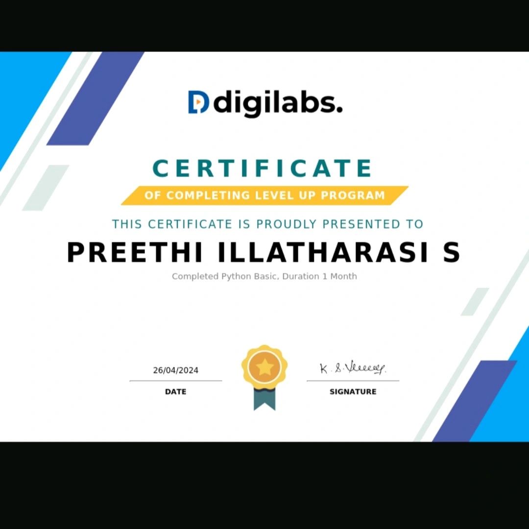 Preethi Illatharasi.S on LinkedIn: #digilabs #ibmcloud #python Preethi Illatharasi.S on LinkedIn: #digilabs #ibmcloud #python