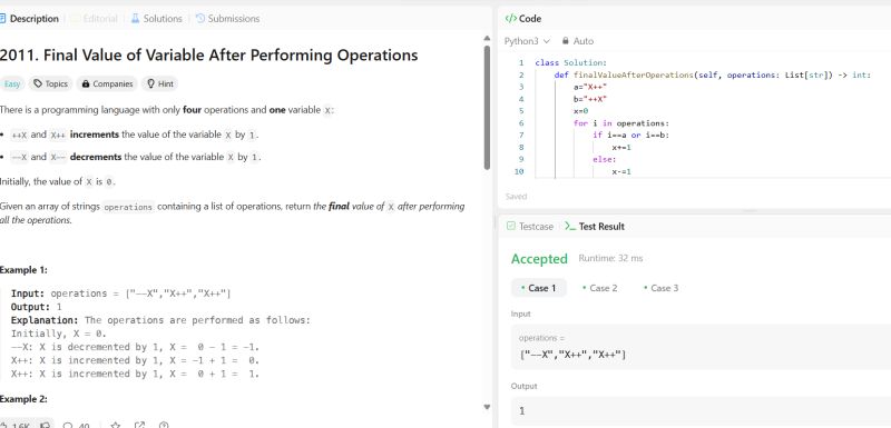 Jayashree M on LinkedIn: #100daysofcode #codingchallenge #leetcode # ... Jayashree M on LinkedIn: #100daysofcode #codingchallenge #leetcode # ...