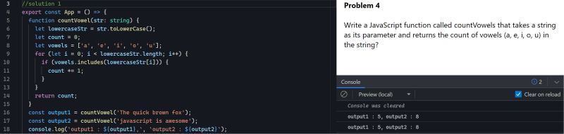 Lavin Kulal on LinkedIn: 4. Write a JavaScript function called ... Lavin Kulal on LinkedIn: 4. Write a JavaScript function called ...