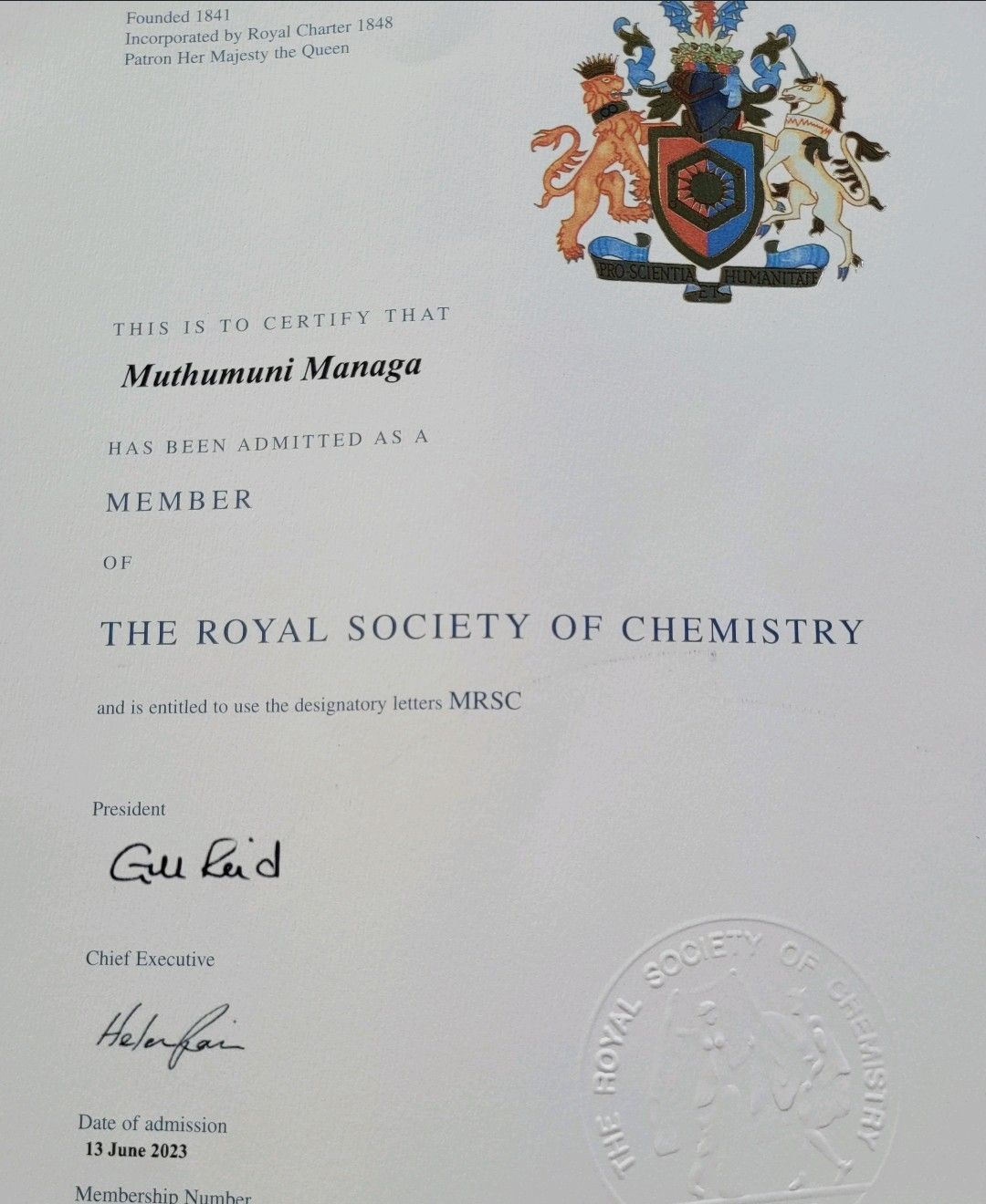 Muthumuni Managa on LinkedIn: #mrsc | 10 comments Muthumuni Managa on LinkedIn: #mrsc | 10 comments