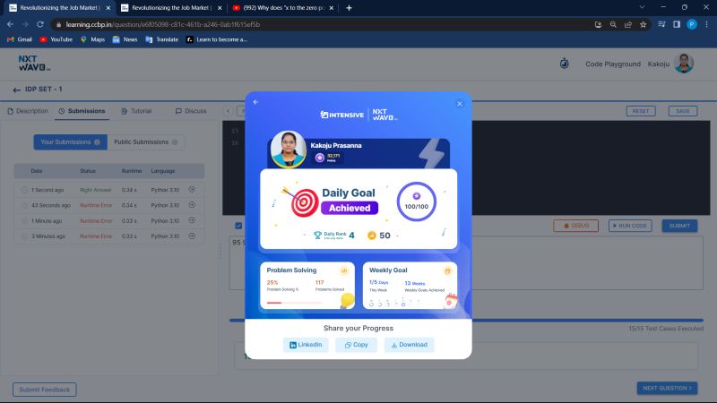 Prasanna Kakoju on LinkedIn: #python #rahulattulurisir #coding #nxtwaveccbp Prasanna Kakoju on LinkedIn: #python #rahulattulurisir #coding #nxtwaveccbp